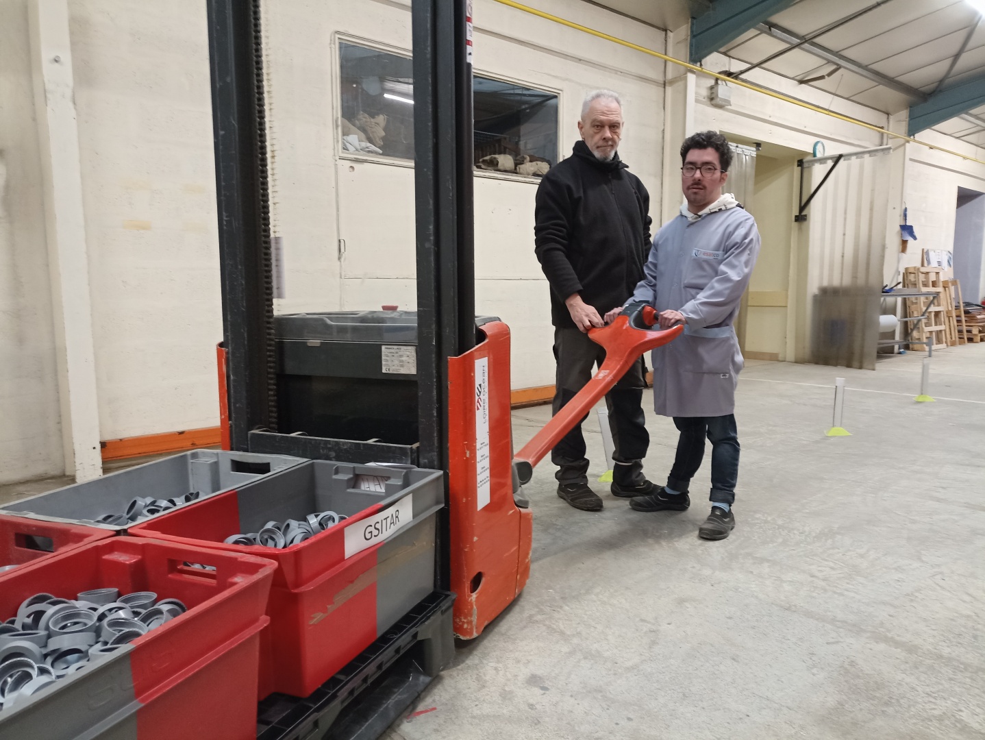En action à l’esatco de Cholet